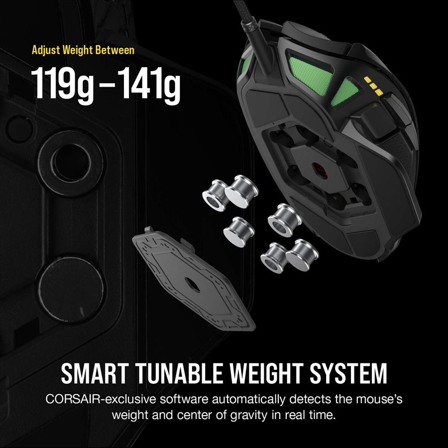Corsair NIGHTSWORD RGB Tunable FPS/MOBA Gaming Mouse