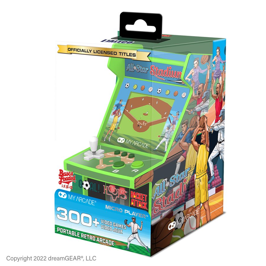 My Arcade - Collectible Retro 6.75" - All-Star Stadium - Micro Player ...
