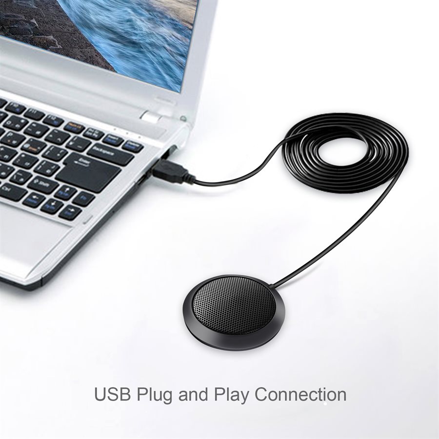 Adesso Xtream M3 360° Omnidirectional USB Table Top Conference Meeting ...